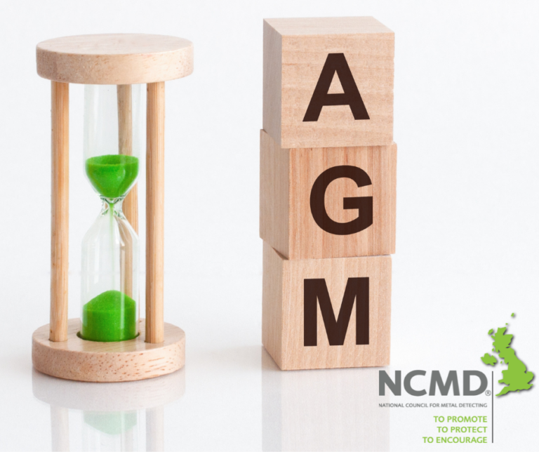 NCMD AGM Notification - National Council for Metal Detecting